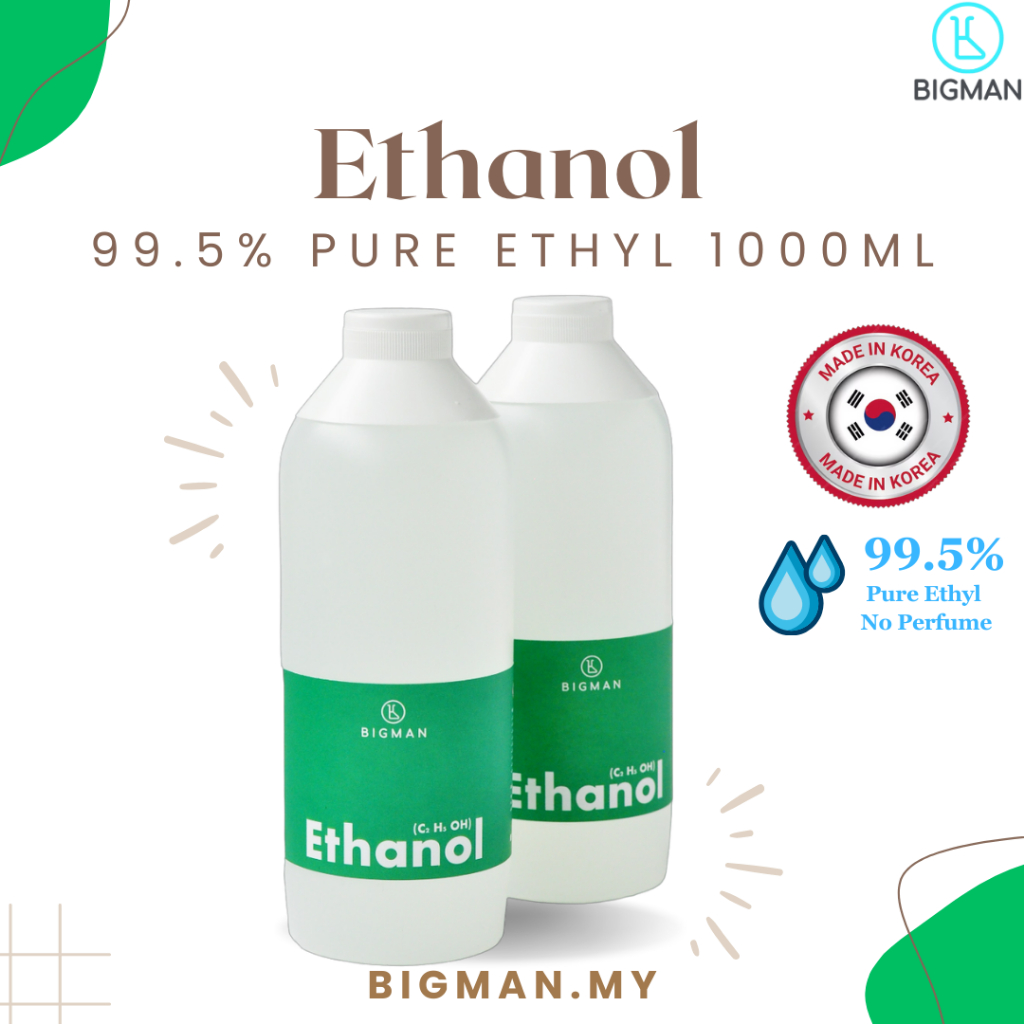 Ethanol Absolute / Ethyl Alcohol, 99.5% Denatured, AR Grade 1000ml( CAS No. : 64-17-5 ) Made in ...