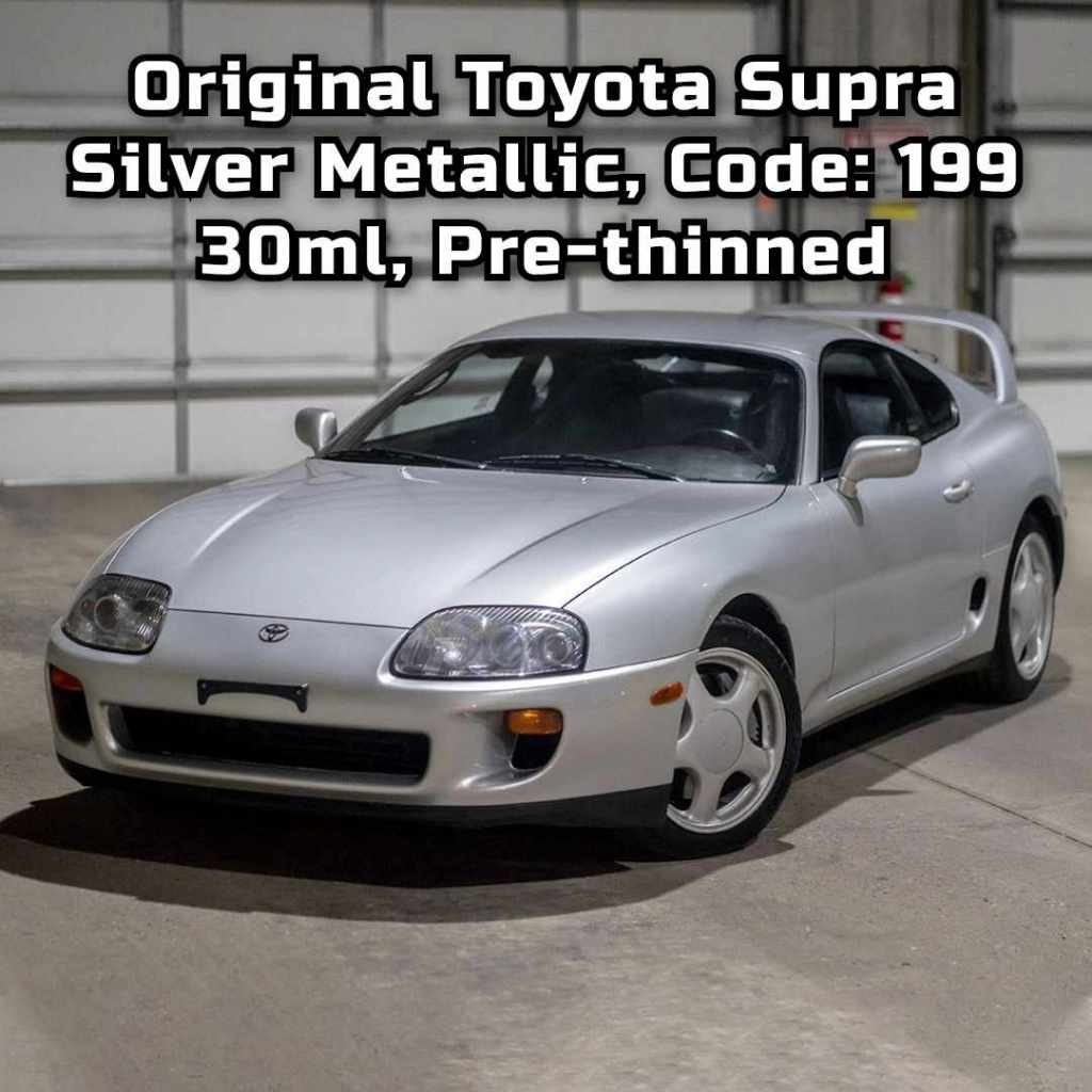 Original Toyota Supra Silver Metallic Colour, code 199. For Airbrush ...