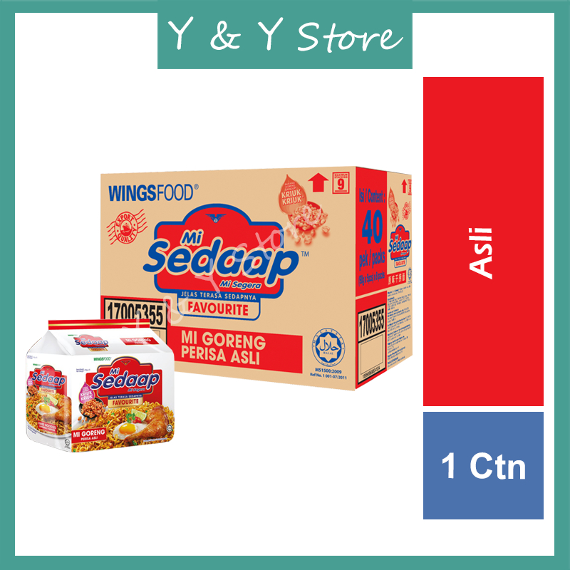 MI SEDAAP GORENG ASLI 1 CTN ( 8PKT X 5PCS 90G) | Shopee Malaysia