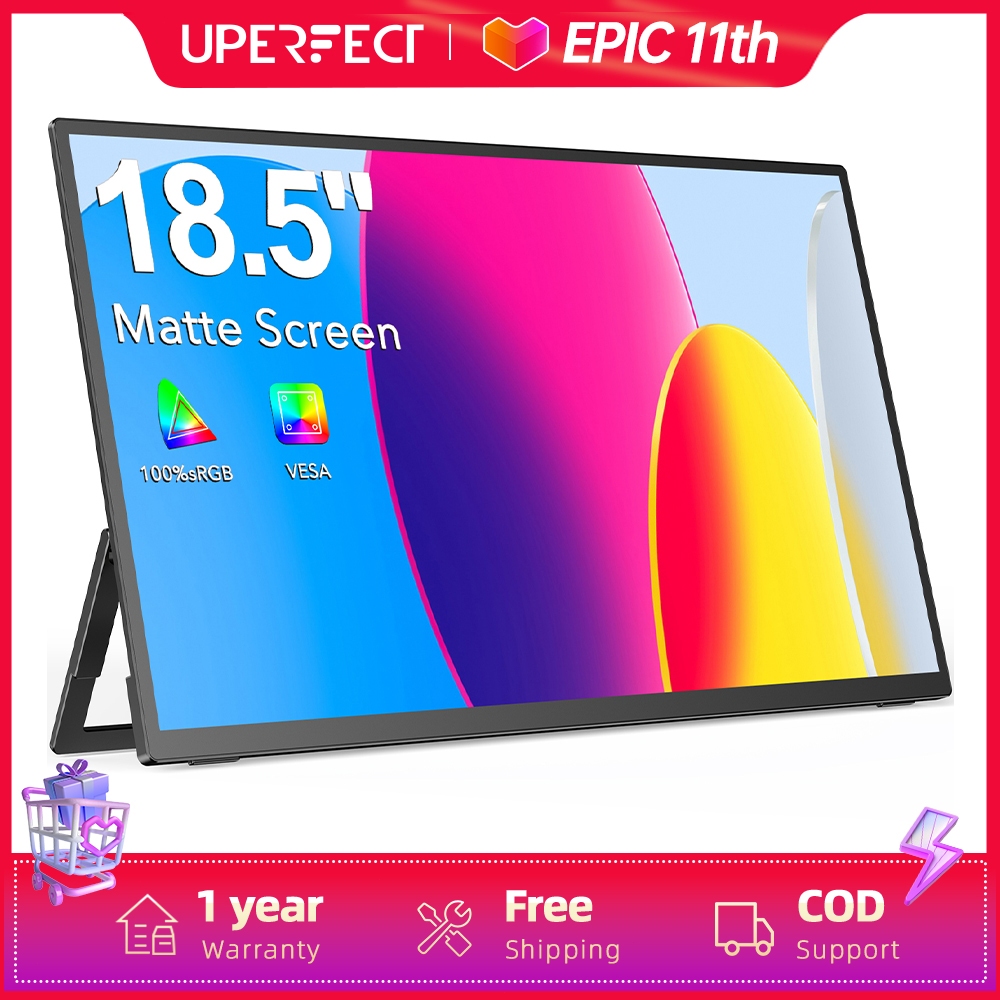 UPERFECT 18.5inch monitor portable 1080P game display 120hz monitor ...