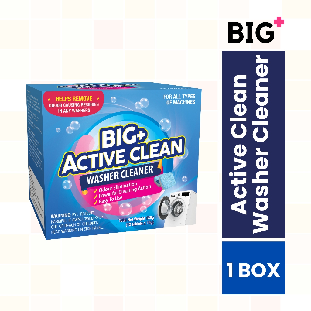 BIG+ Active Clean Washer Cleaner Laundry Washing Machine Cleaning ...
