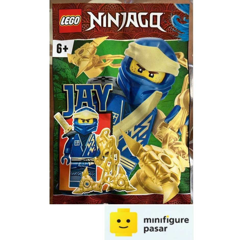 njo722 Lego Ninjago Core 892289 71785 71764 71765 - Jay Minifigure foil ...
