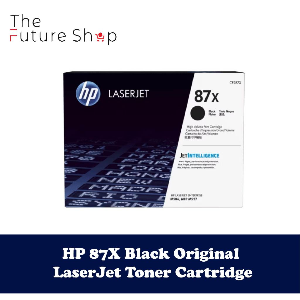 HP 87X High Yield Black Original LaserJet Toner Cartridge (CF287X ...