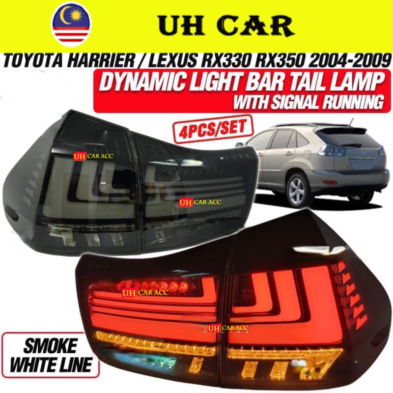 952 Toyota Harrier XU30 / Lexus RX330 RX350 2004-2009 Dynamic Led Tail ...