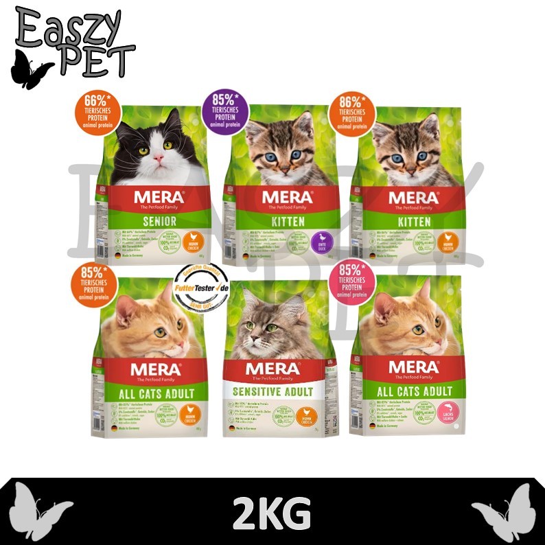 Mera Cat Food Better 2kg - (Senior, Kitten, Adult, Duck, Chicken ...