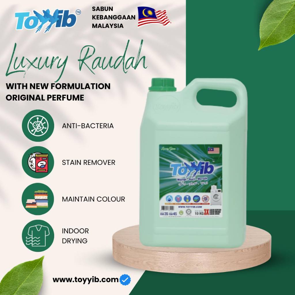 Sabun Toyyib 10KG Pencuci Pakaian Wangian Paling Wangi Di Malaysia ...
