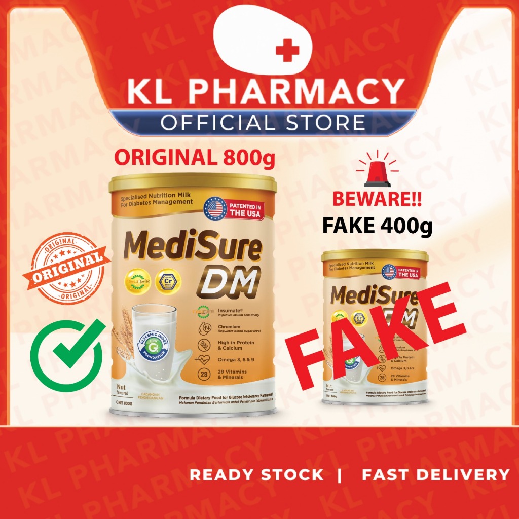 [PHARMACY STOCK!][ORIGINAL! ][BUY 3 FREE 1] Medisure DM 800g | Diabetes ...