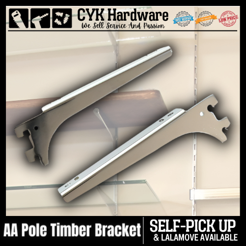 AA Up Right Bracket Timber Shelf Shelve Display Showcase Counter AA ...