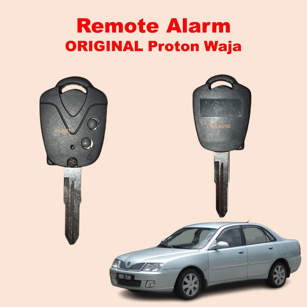 ORIGINAL Proton Waja Key Remote KEY CASE Proton Car Alarm Remote ...