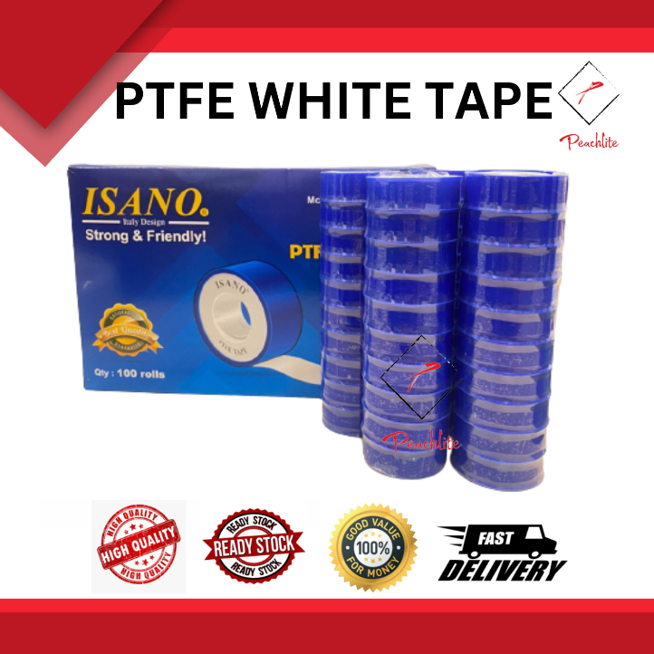 PTFE WHITE SEAL TAPE PLUMBING TAPE TAPE PUTIH | Shopee Malaysia