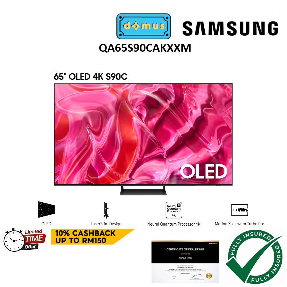 PREMIUM 2023 Samsung 65" OLED 4K S90C Series 65 Inch 4K Smart TV 120 Hz ...