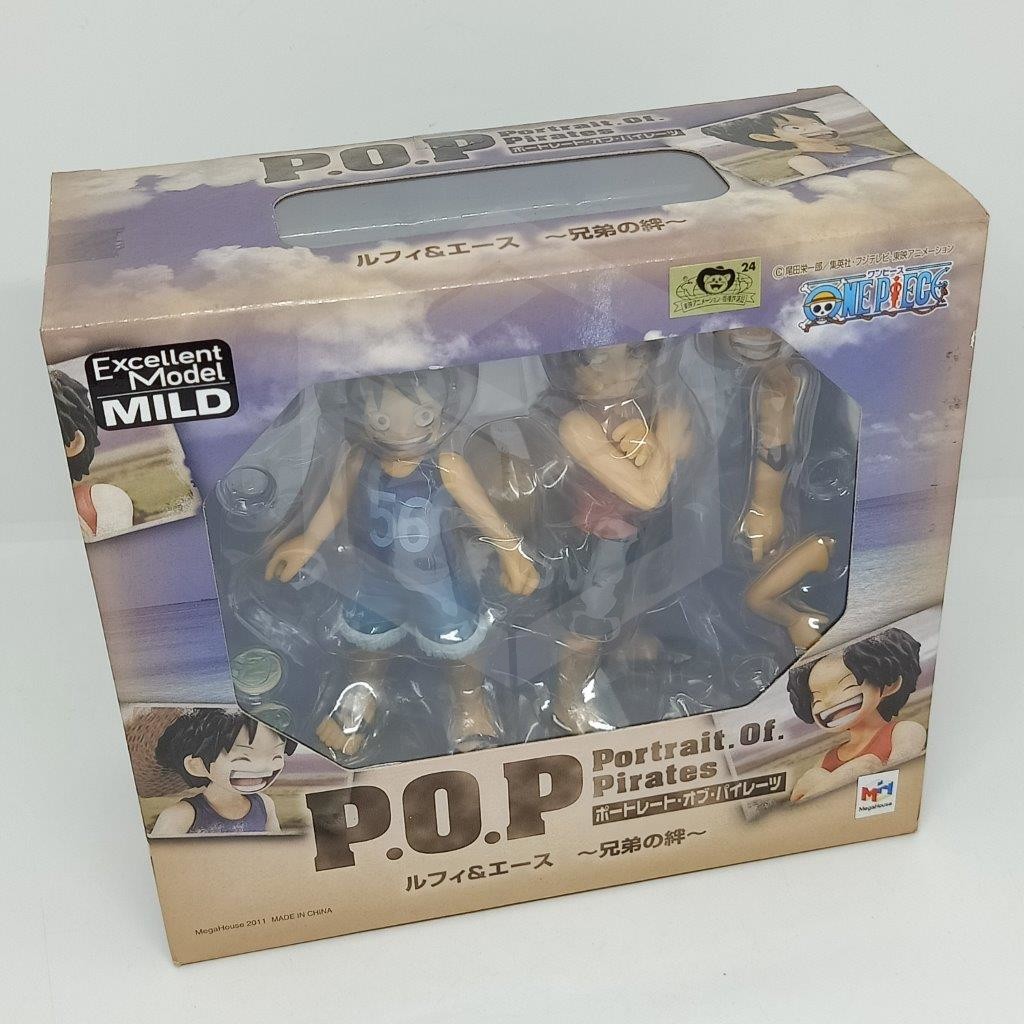 MEGAHOUSE ONE PIECE POP MILD [LUFFY & ACE BROTHERHOOD] PORTRAIT OF ...