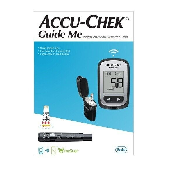 [Ready Stock] Accu Chek Guide Me Glucometer Blood Glucose Monitor Free ...
