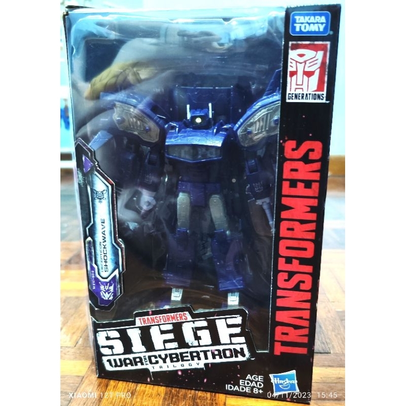 Hasbro Transformers Generations Siege Leader Class Shockwave BIB ...