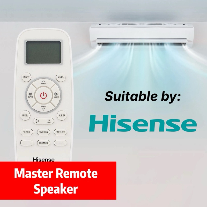 Hisense AA Air Conditioner Remote Control ( 一比一 冷气遥控 ） | Shopee Malaysia