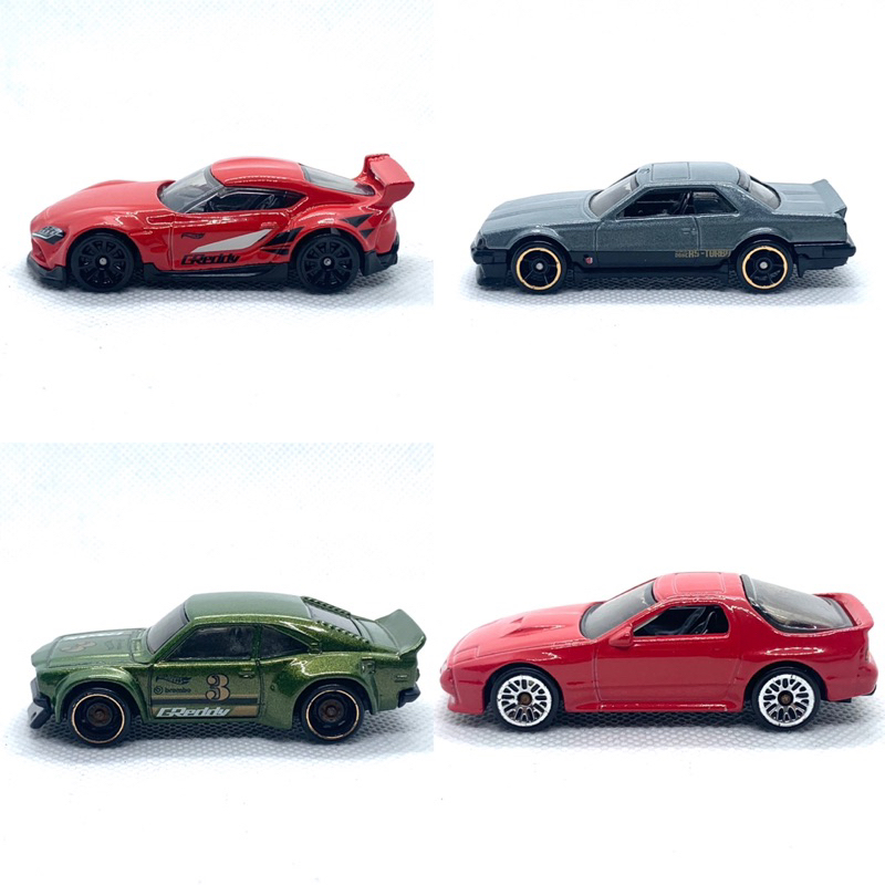 hot wheels 20 Toyota gr supra 82 nissan skyline r30 Mazda rx3 89 mazda ...