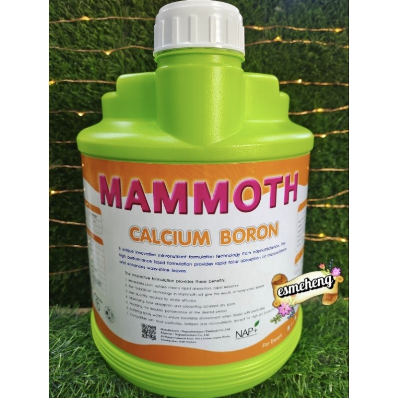 4L Mammoth Calcium Boron /Baja Subur /Foliar Semburan Daun / Baja ...