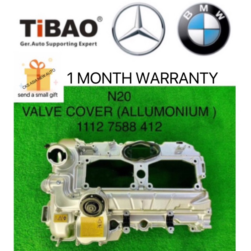 (TiBAO)BMW F10 F30 F15 F25 F26 E84 N20 ENGINE VALVE COVER ALUMINIUM ...