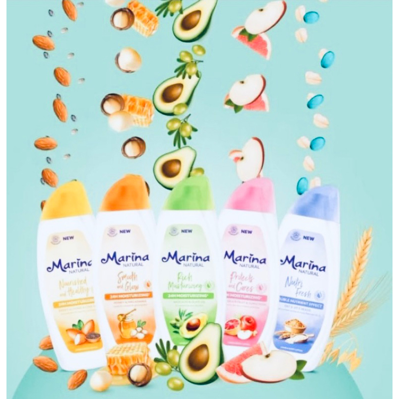 MARINA Natural Hand & Body Lotion 360ml | Shopee Malaysia