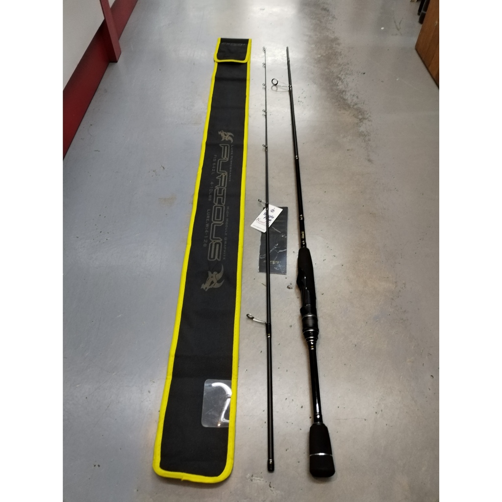 Expert Graphite Furious Spinning Rod Light Action Fishing Rod BFS ...