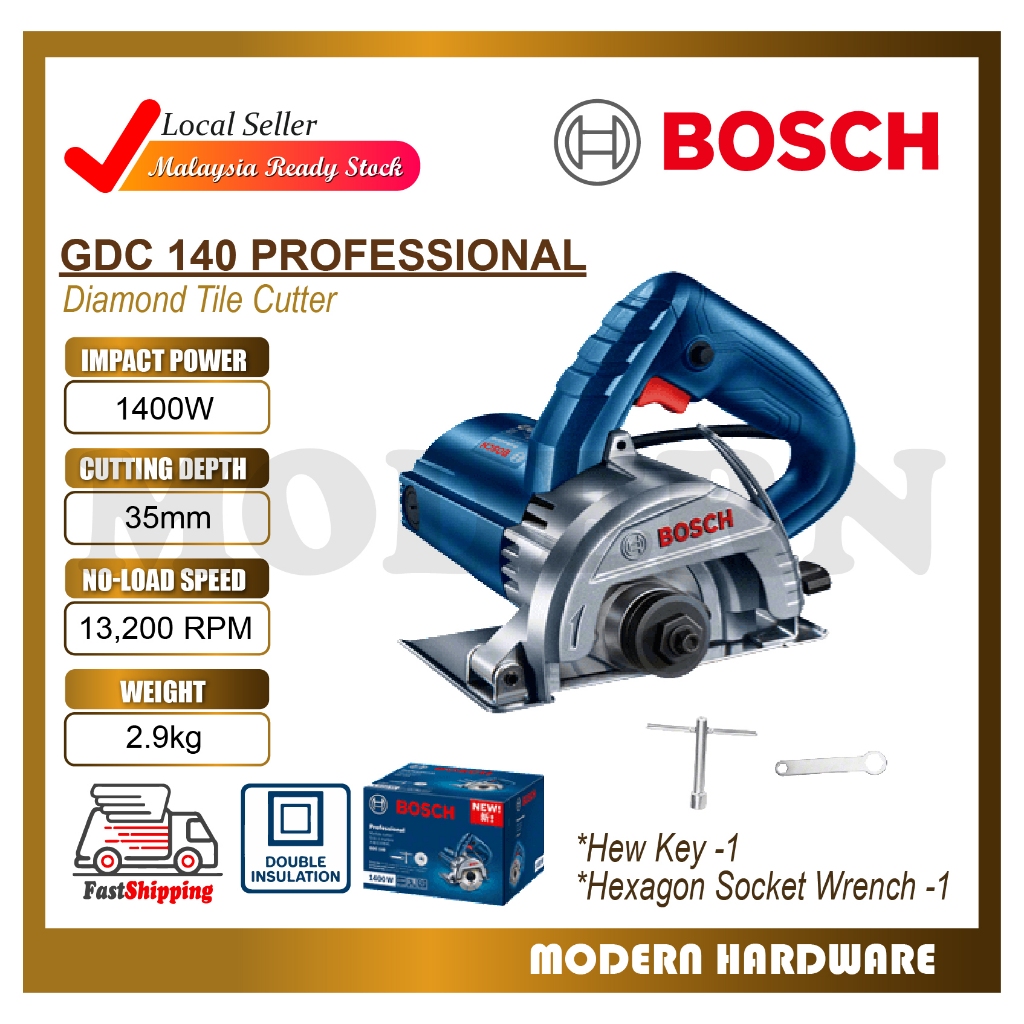 BOSCH Professional Marble Saw Cutter Tile Mosaic Diamond Electric Marble Cutter Machine Mesin ...