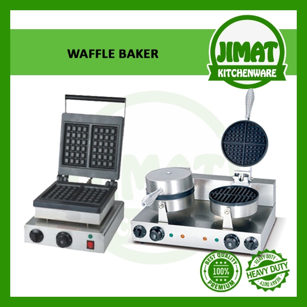 Commercial Electric Waffle Baker / Waffle Machine / Mesin Waffle ...
