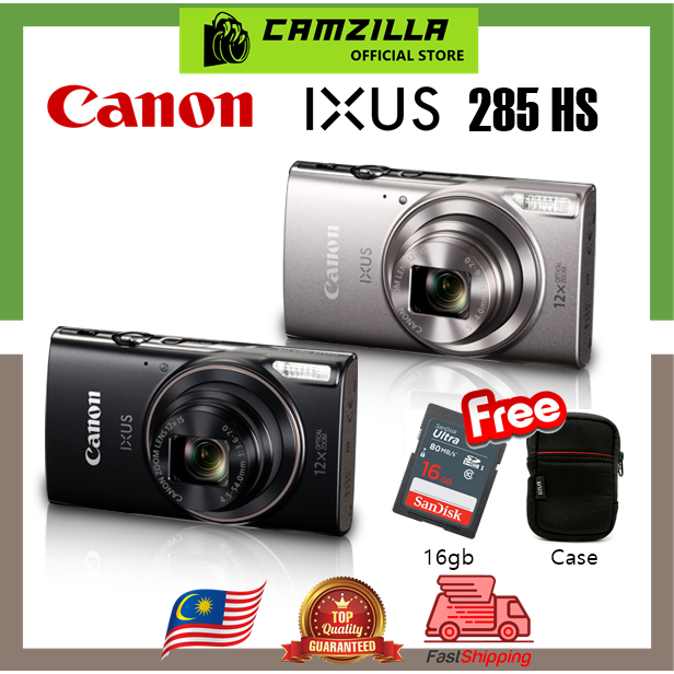 Canon Digital IXUS 285 HS Compact Camera 20.2 Megapixel, 12X Optical ...