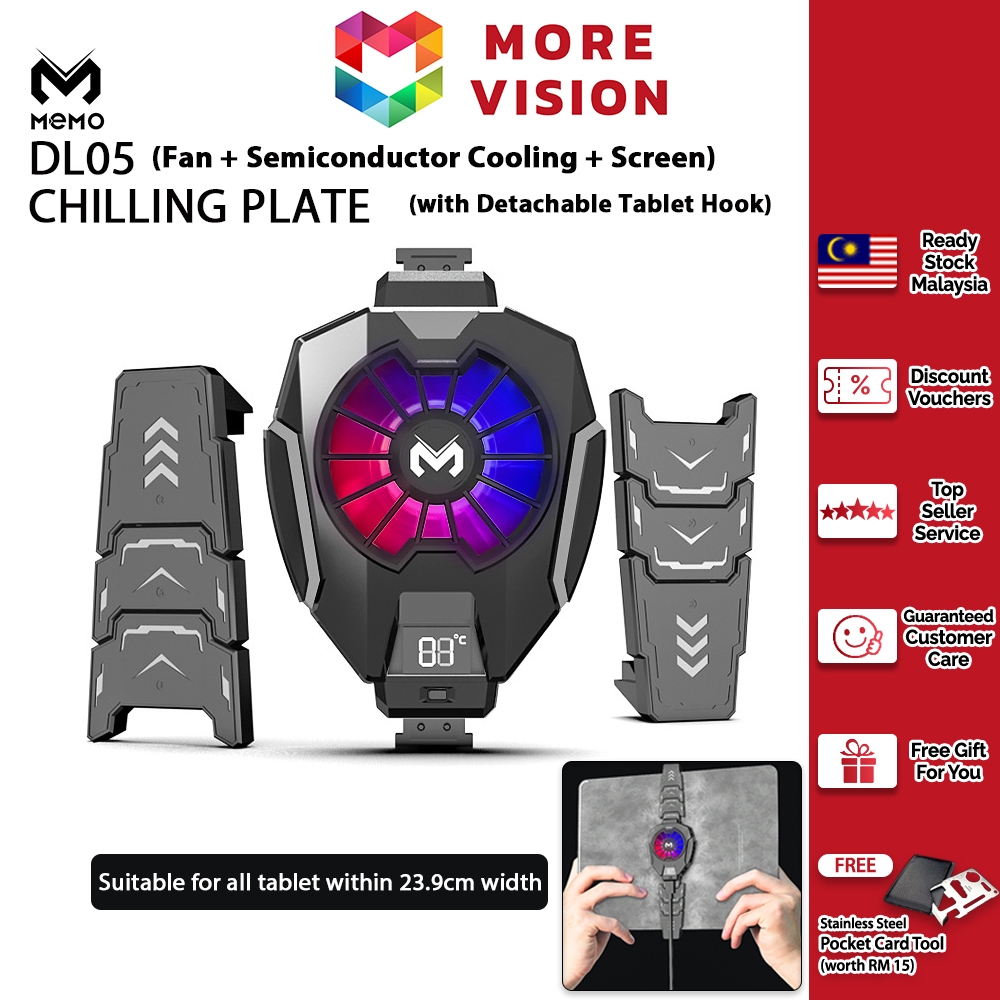 MEMO Phone Cooler Mobile Cooling Fan DL05 DL07 Radiator Heat Sink Kipas ...