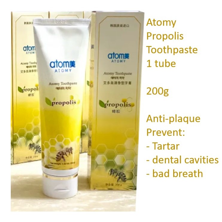 Atomy Propolis Toothpaste 200g (1 tube) 艾多美蜂胶牙膏200g 1支 | Shopee Malaysia