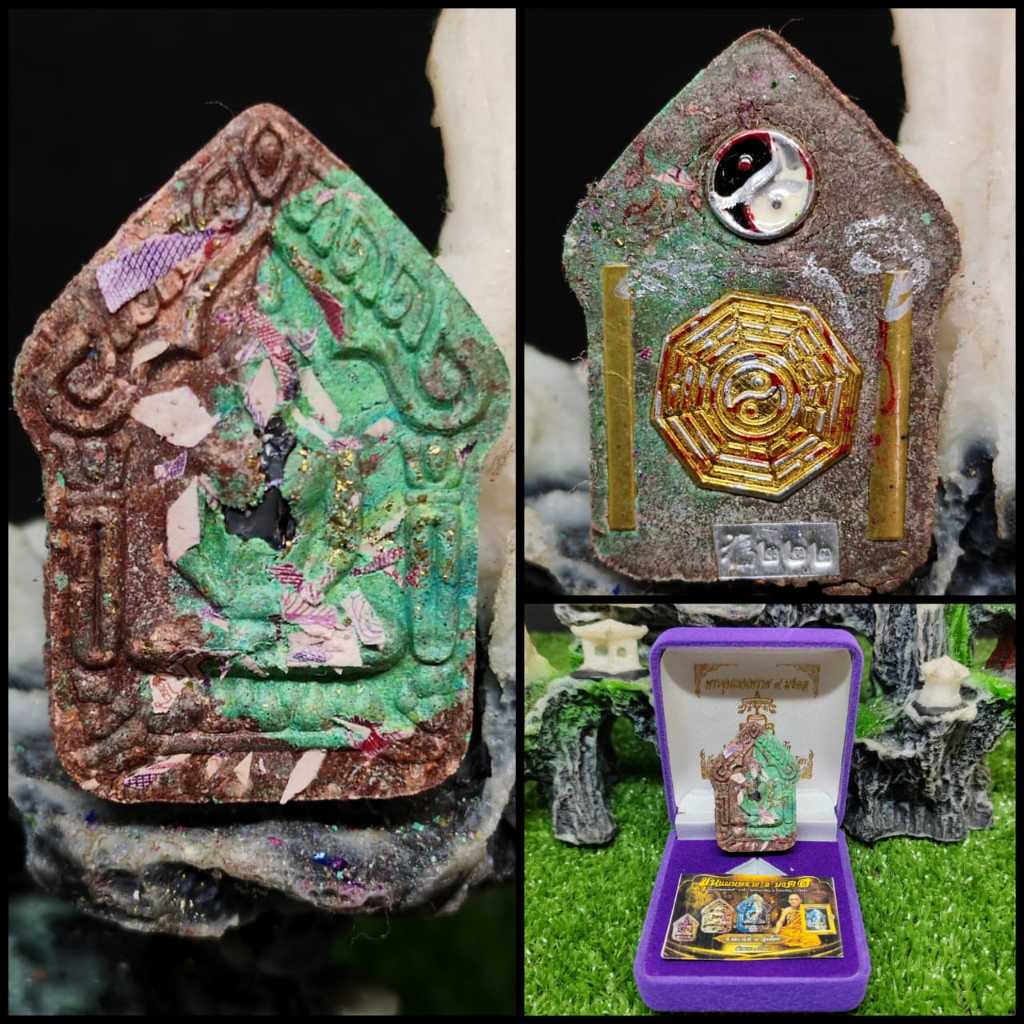泰国佛牌 Phra Khunpan Prai Mongkhon Lp Sompong Kanko Wat Thep Charoen, Thai ...