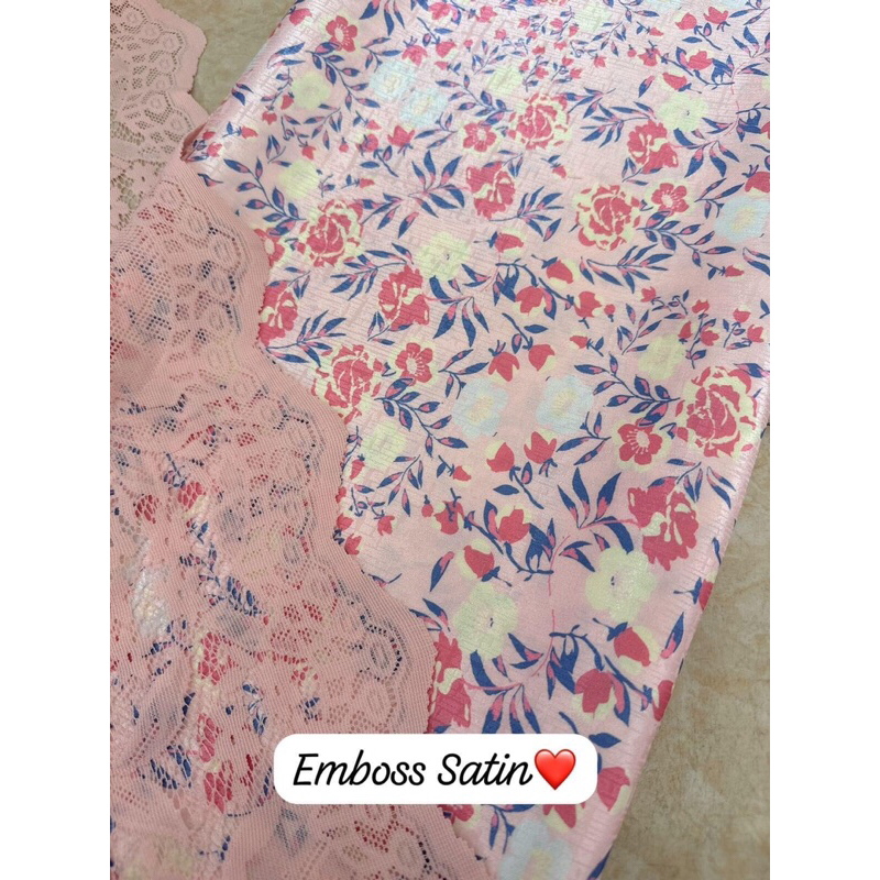 EMBOSS SATIN SILK VIETNAM | Shopee Malaysia