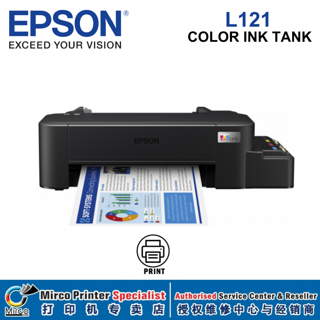 Epson L121 Color Inkjet Printer | Shopee Malaysia
