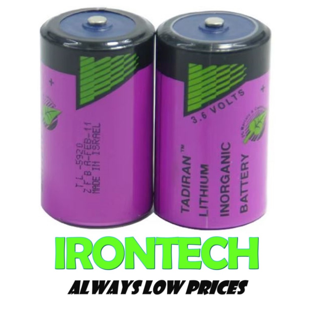 Tadiran TL-5920 C Size 3.6V Lithium Thionyl Chloride Cylindrical Cell ...