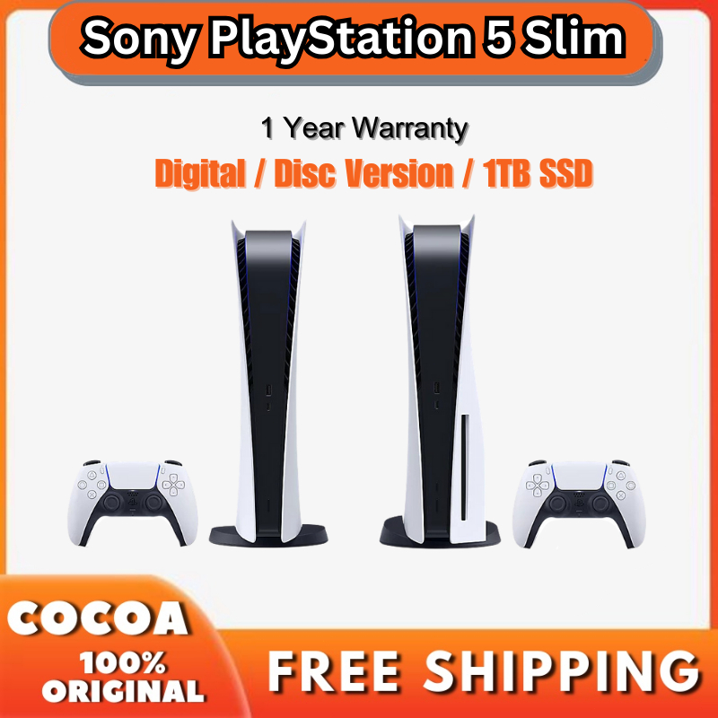 【Ready Stock】Sony PlayStation 5 Slim Console Disc Digital Version 1TB ...