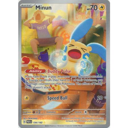 Pokemon TCG - Minun - 194/182 - Illustration Rare | Shopee Malaysia