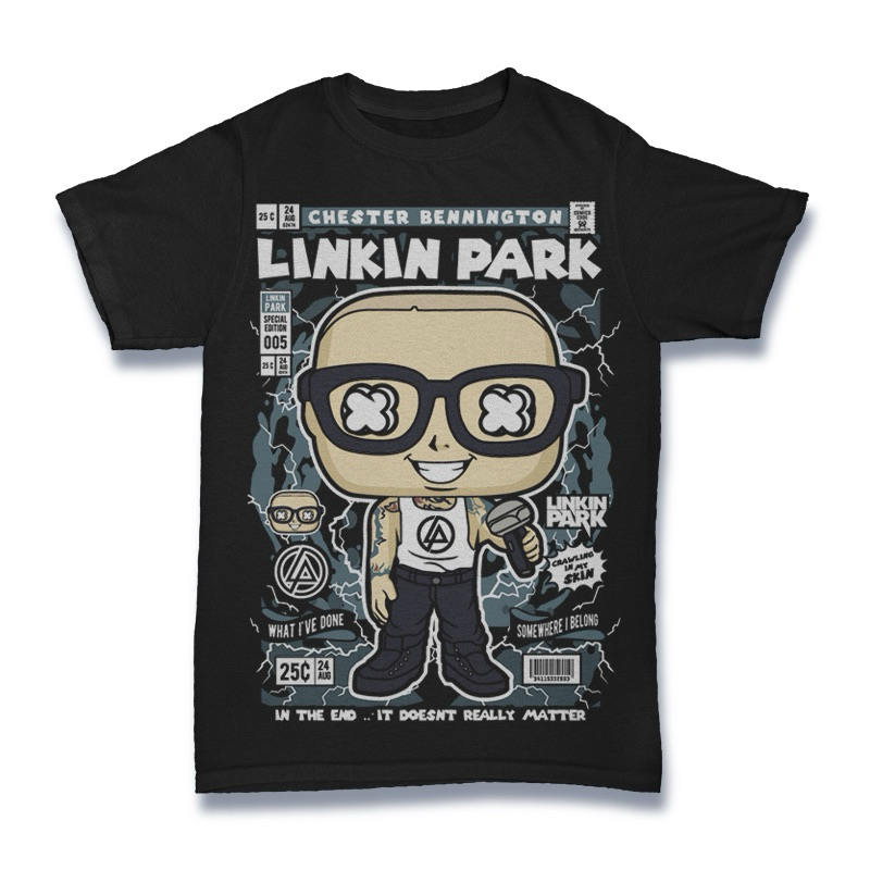 LINKIN PARK GRAPHICS COMICS SHIRT DTG | Shopee Malaysia