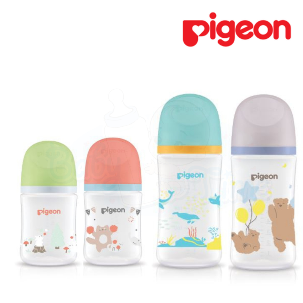 PIgeon SofTouch Wide Neck PP Baby Nursing Bottle 160ml 240ml | Shopee Malaysia