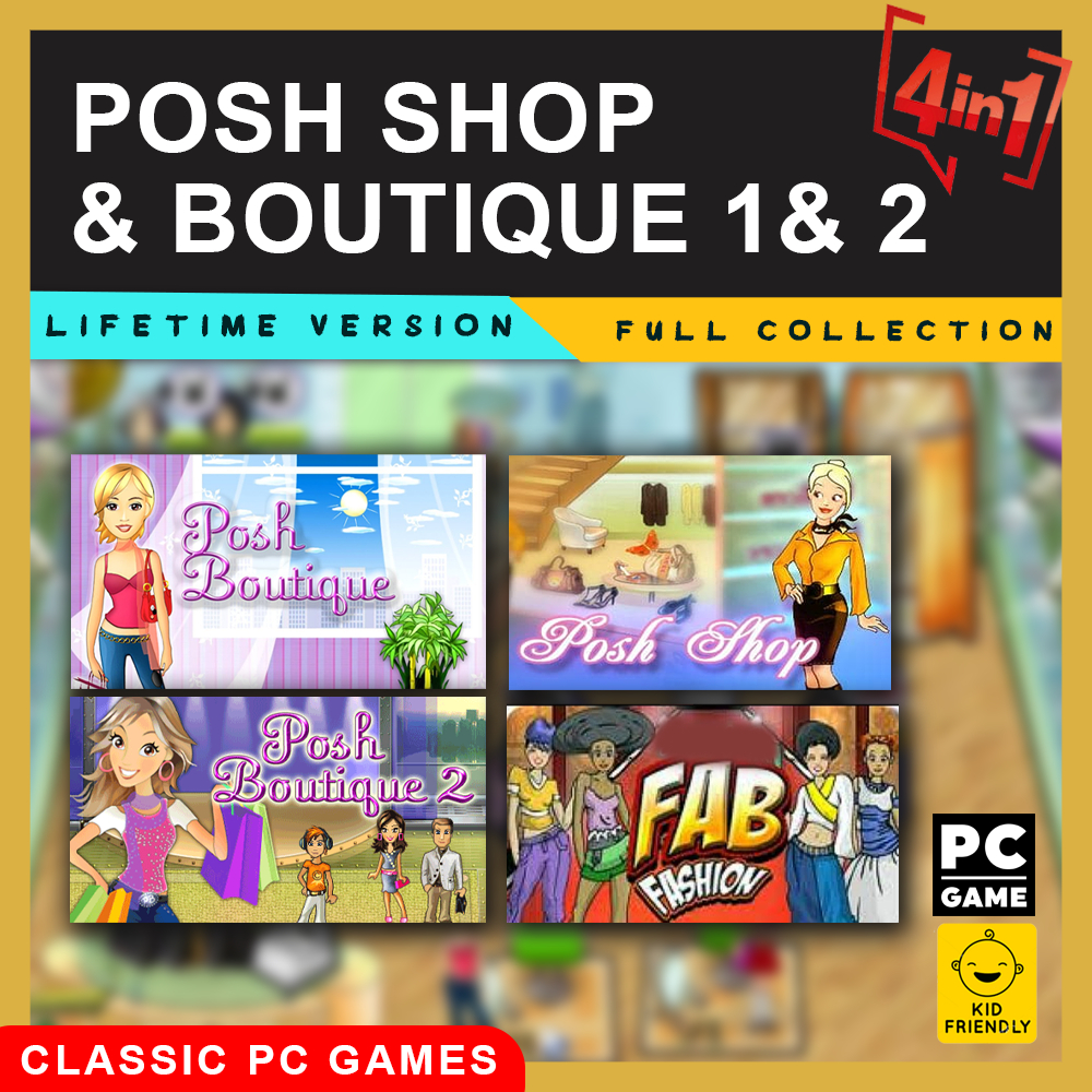 Posh Boutique | Posh Shop | Fab Fashion 🔥Classic Nostalgic PC Games ...