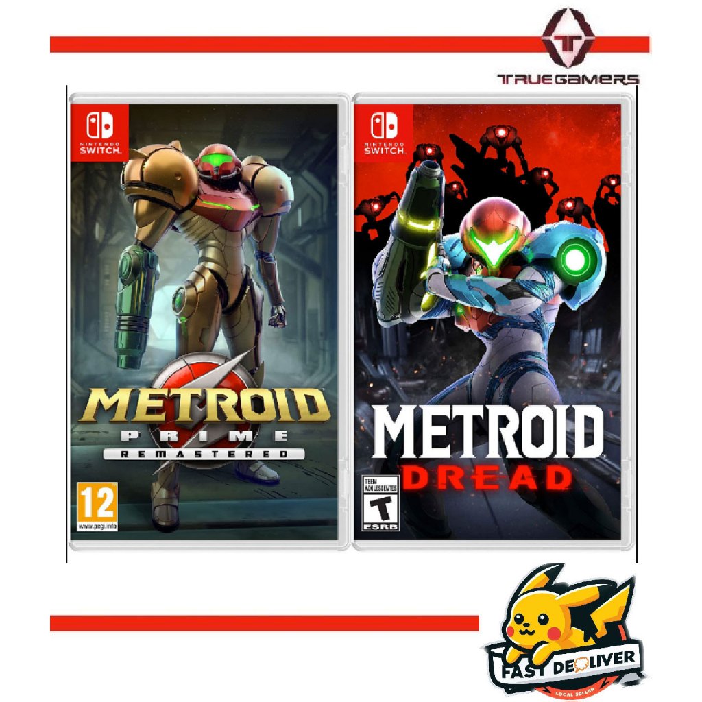 Nintendo Switch Metroid Dread | Metroid Prime Remastered | Shopee Malaysia