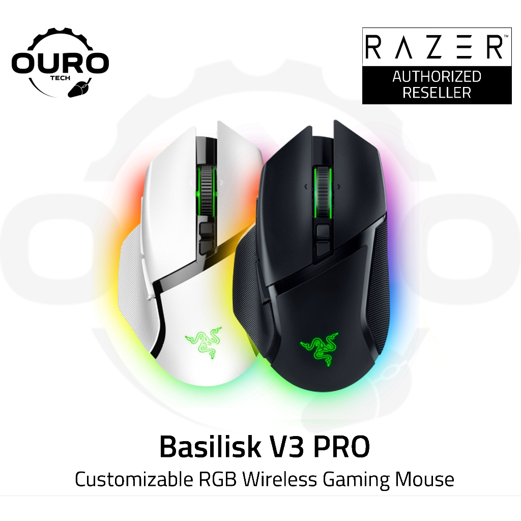 RAZER BASILISK V3 PRO CHROMA RGB GAMING MOUSE (RZ01-04620100-R3A1)(RZ01 ...