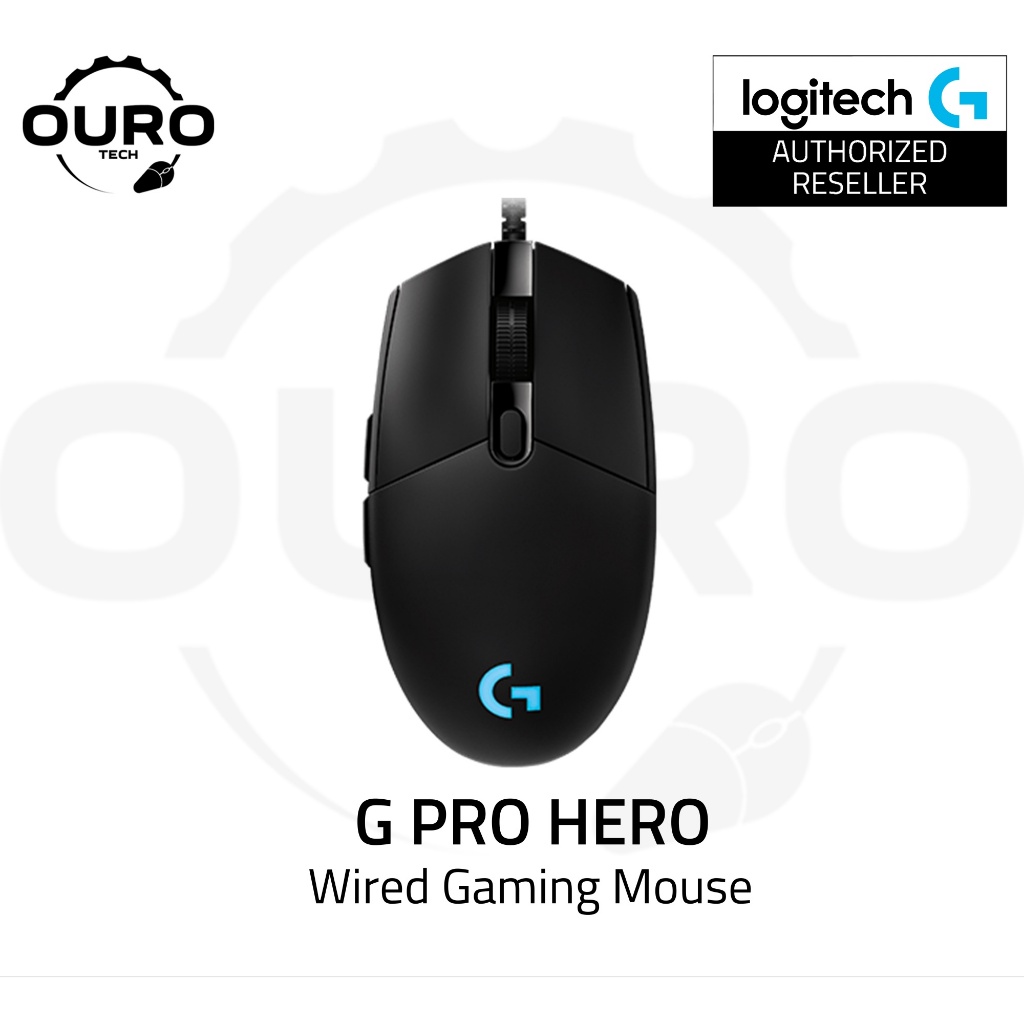 LOGITECH G PRO HERO WIRED ESPORTS LIGHTSYNC RGB GAMING MOUSE ( 910 ...