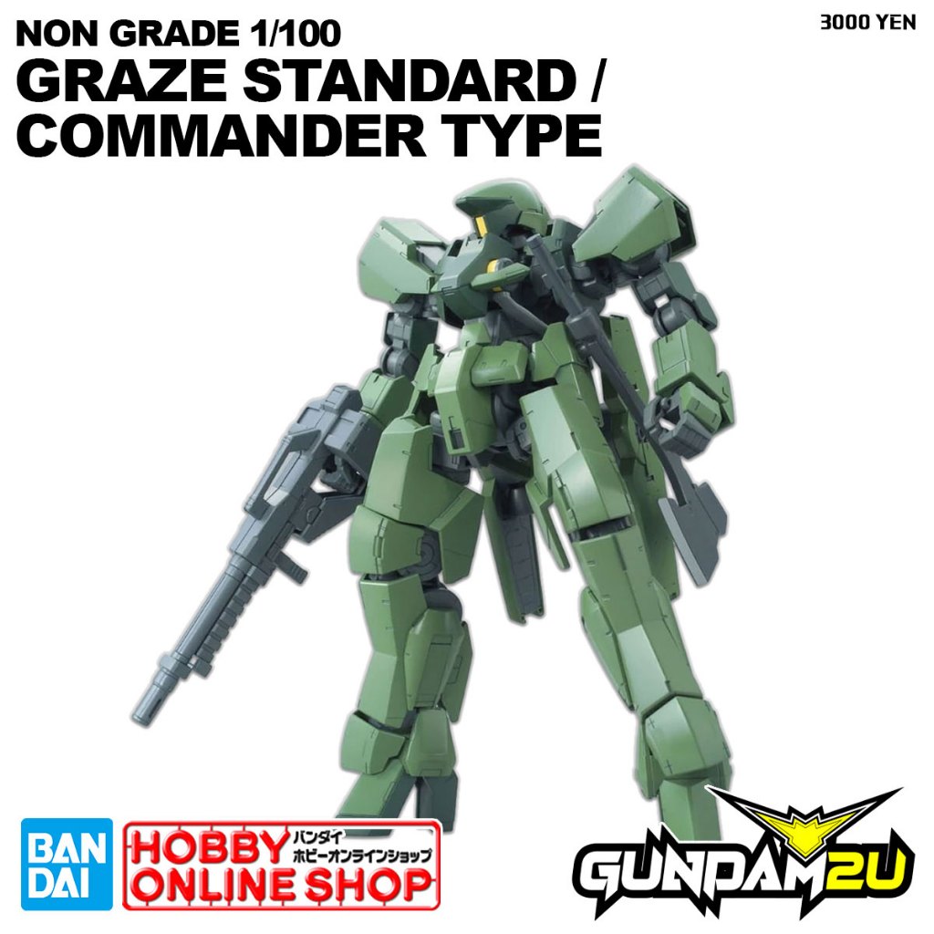 BANDAI NON GRADE 1/100 Graze Standard / Commander Type - Non Grade ...