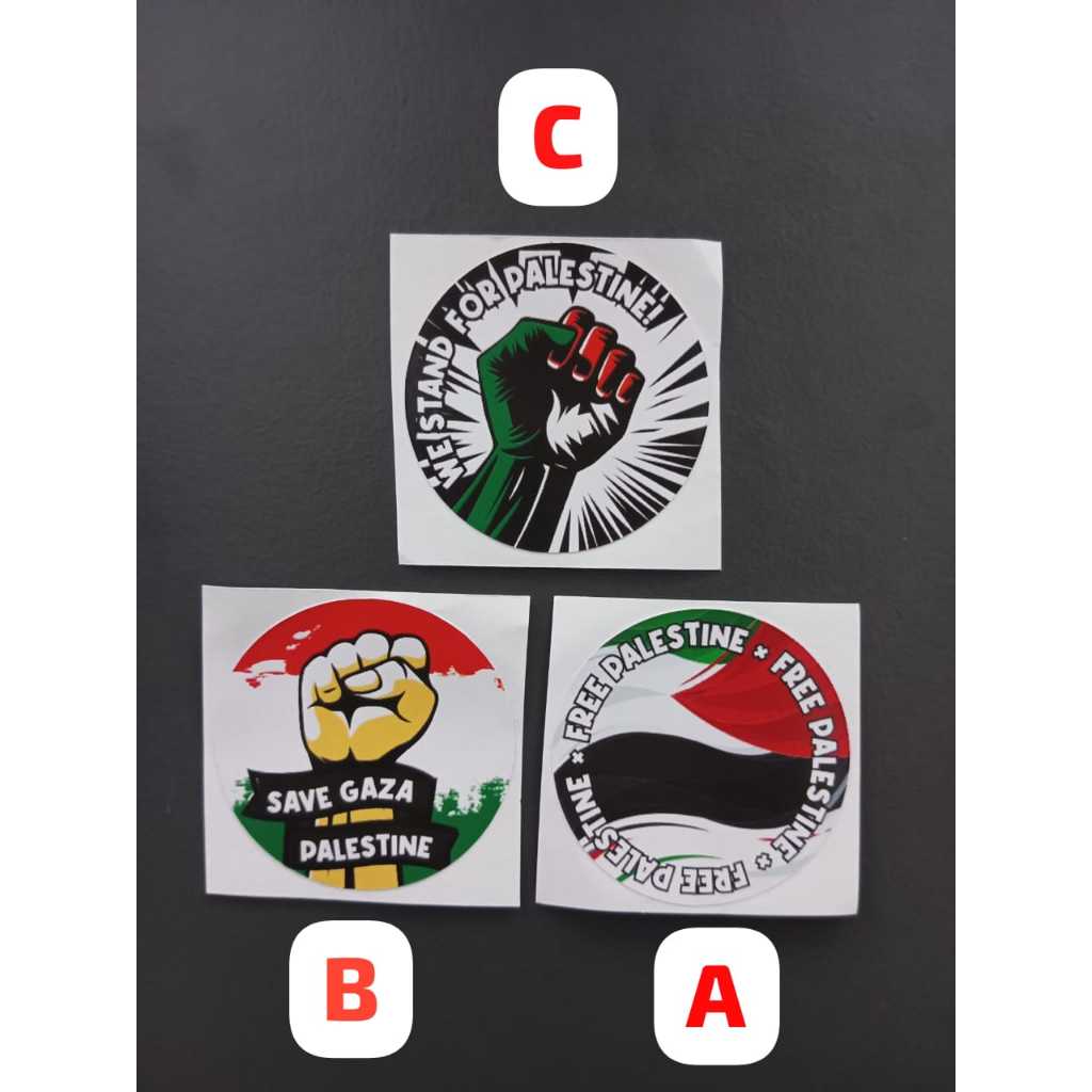 STIKER FREE PALESTIN STIKER SAVE GAZA STIKER TANGAN PALESTIN STICKER ...