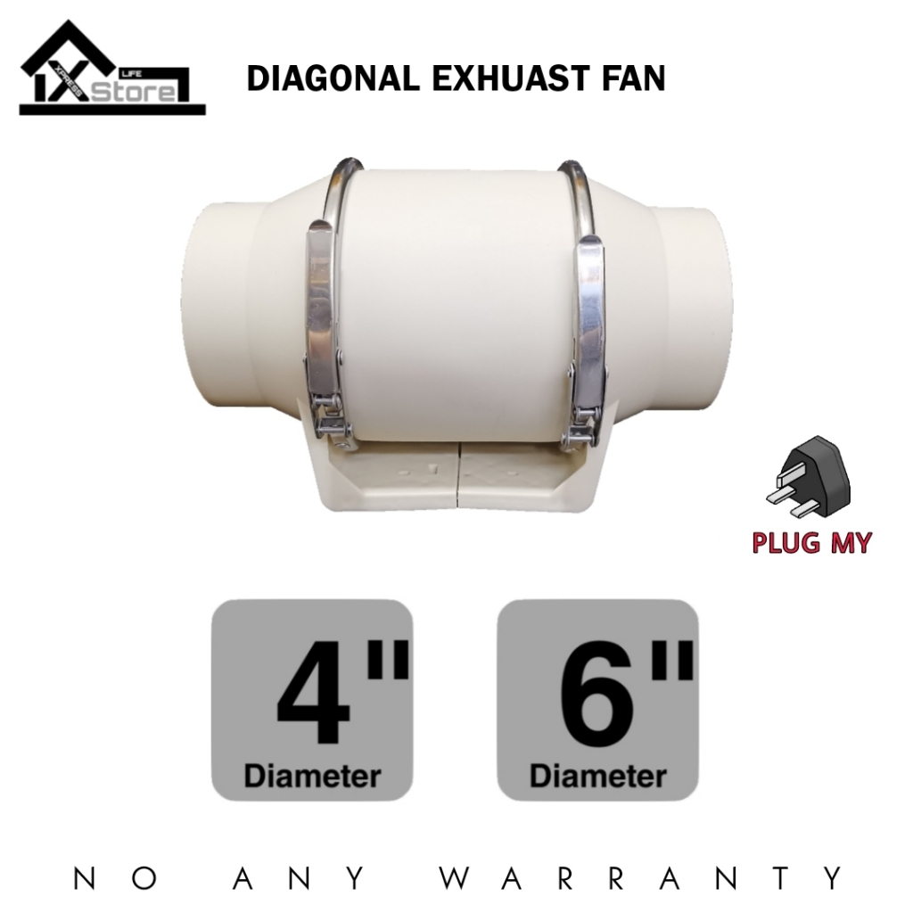 diagonal flow pressurized duct fan bedroom living room toilet kitchen ...