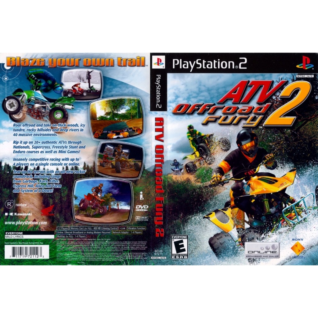 PS2 DVD Games ATV Offroad Fury 2 (v2.00) | Shopee Malaysia