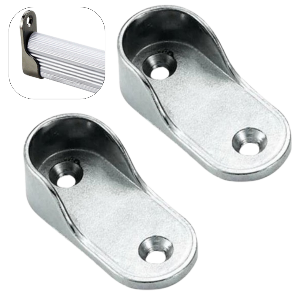 Pemegang Rod Pipe Gantung Baju Bentuk Bujur Wardrobe Clothes Oval Pipe ...