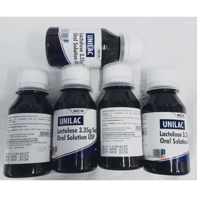 Unilac Lactulose 100ml Constipation Sembelit (Exp: 8/2027) | Shopee Malaysia