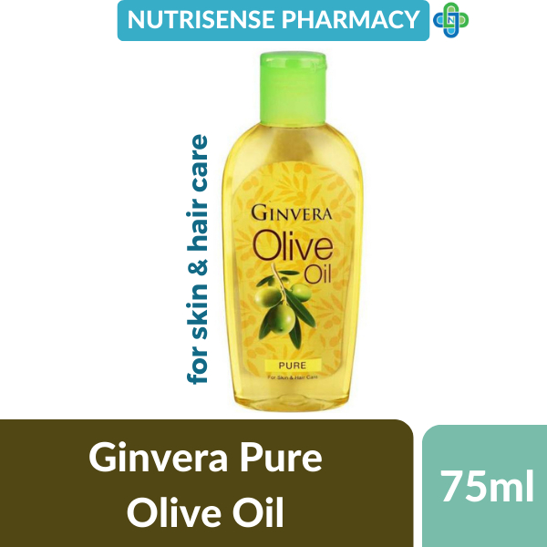 Ginvera Pure Olive Oil (75ml) [For Skin and Hair Care] | Shopee Malaysia