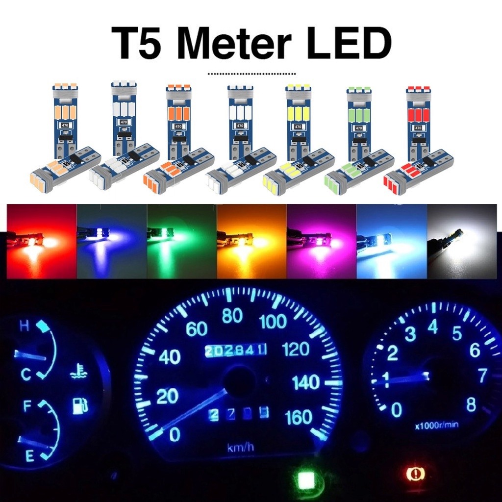 9LED T5/W3W Car/Motorcycle Meter LED Light Bulb Super Bright Interior ... 9LED T5/W3W Car/Motorcycle Meter LED Light Bulb Super Bright Interior ...