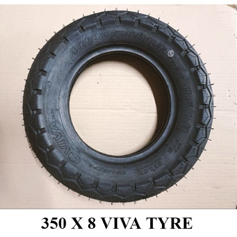VESPA TAYAR VIVA TUBE TYPE 350-8 SCOOTER TYRE VIVA VESPA MOTOR HEAVY ...